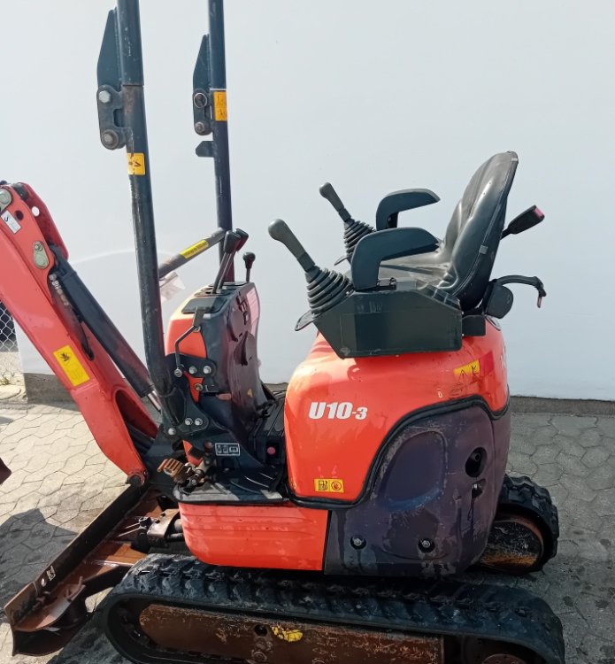 Brugt minigraver Kubota U10-3