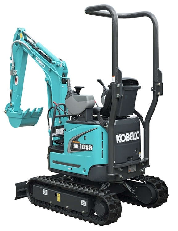 Minigraveren Kobelco SK10SR-2 med alm. Joystik - Bestil her